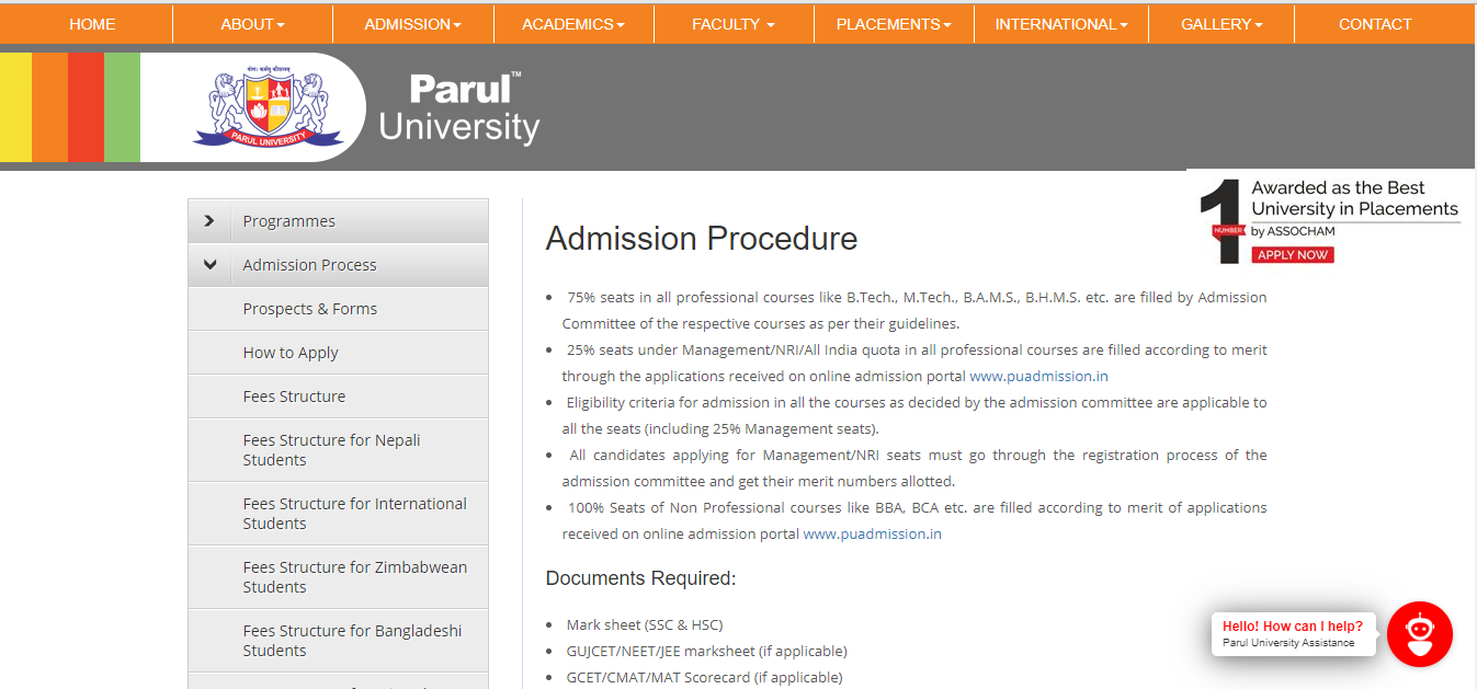 Parul University Admission 2026: Last Date, Application Form, Courses