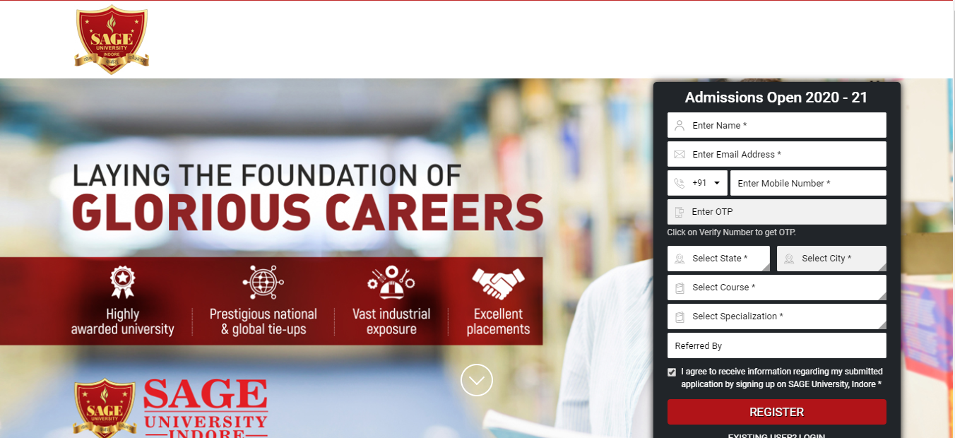 Sage University Admission 2026 Application Form, Last Date - StudyWoo