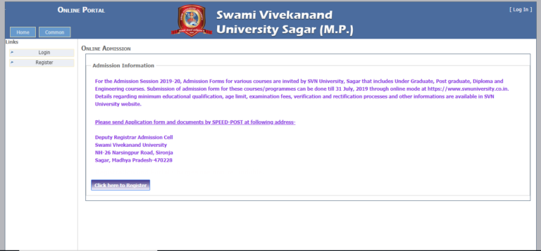 SVN University Admission 2026 Application Form, Dates Notifications